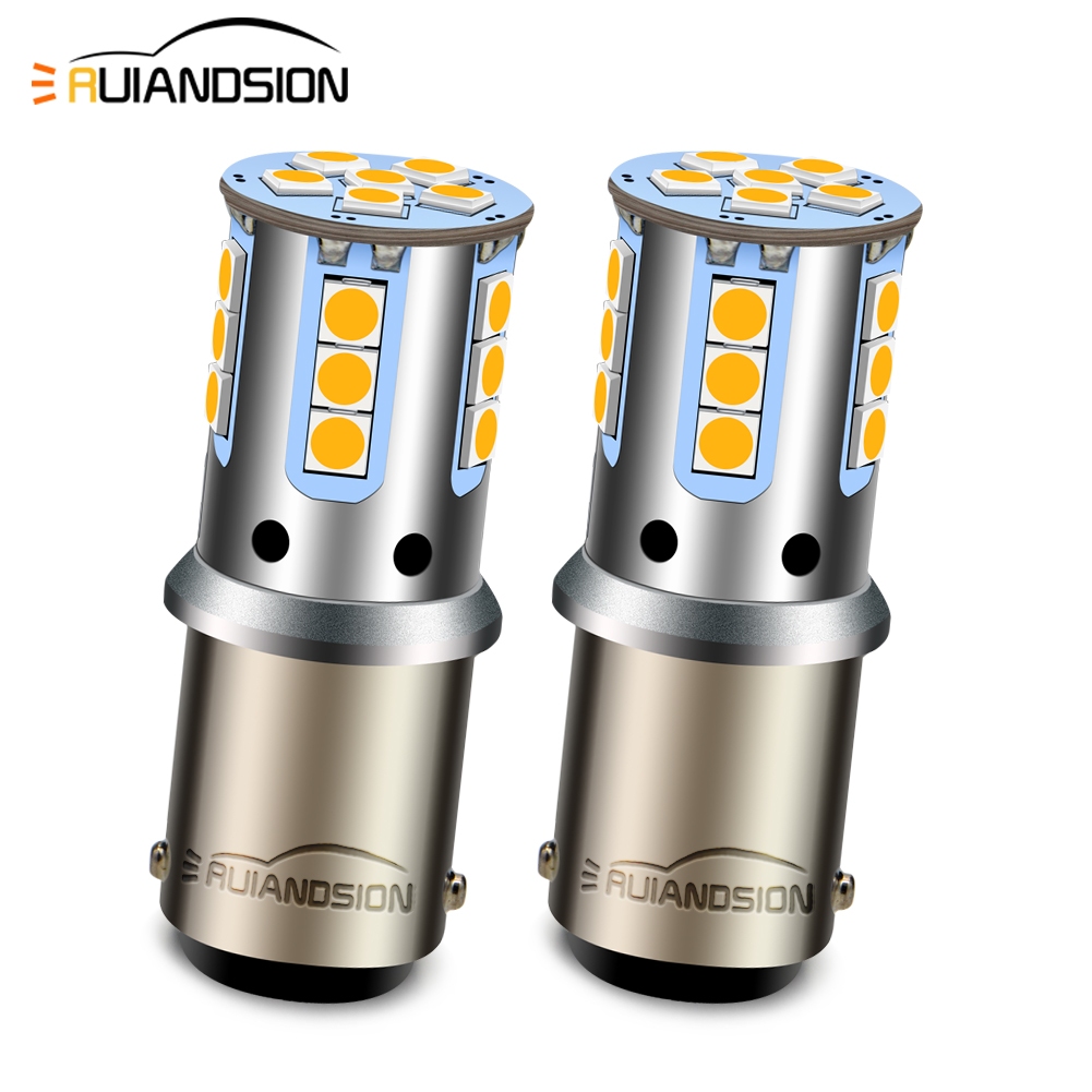 Ruiandsion BA15D BAZ15D BAX15D LED 10-60V ไฟเลี้ยวรถยนต์ ไฟเบรก ไฟ ...