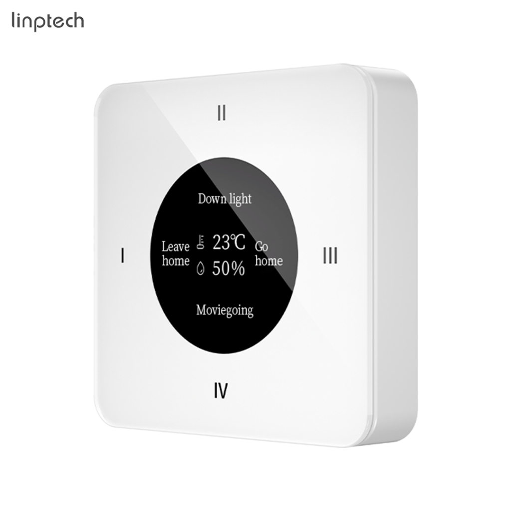 Linptech สวิตช์รีโมตคอนโทรลไร้สายอัจฉริยะ พร้อม 4 คีย์ และ 12 วิธีควบคุม โหมดสุดขั้ว ทํางานร่วม ...