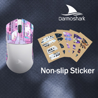 สติกเกอร์ตกแต่งเมาส์ Darmoshark M3 M3 Pro M3s M3s Pro กันลื่น ดูดซับ ...