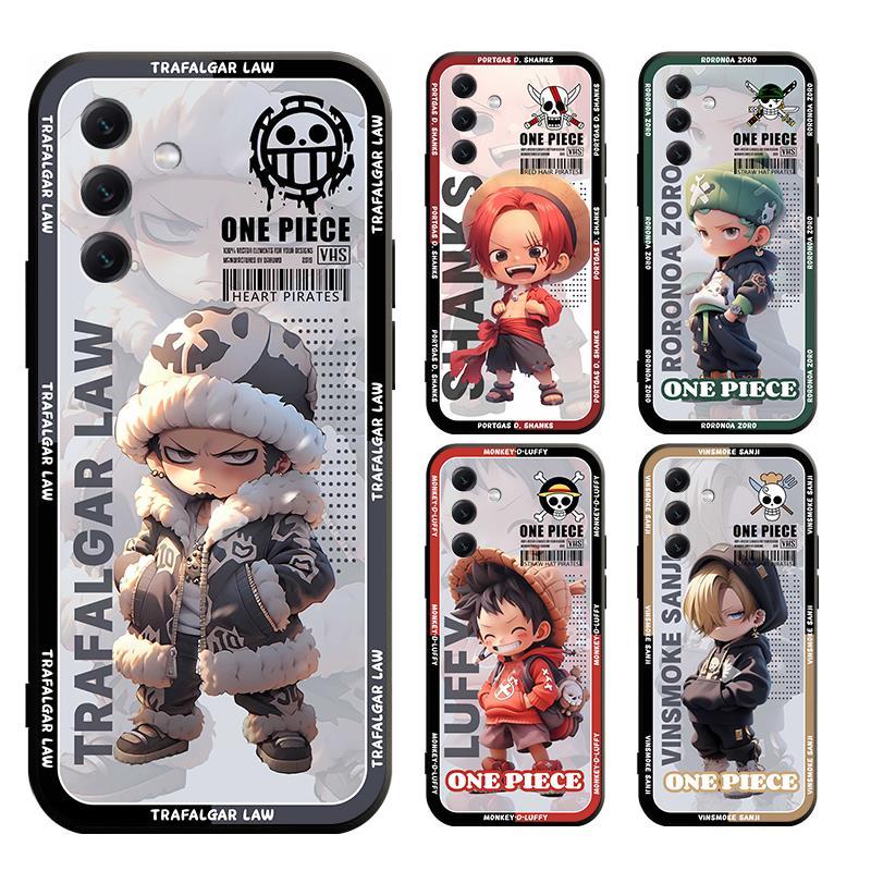 เคส Samsung A06 A55 A35 A15 A25 A05 A05S M15 M14 J6 plus 4G 5G Prime นิ่ม ลาย one piece luffy ...