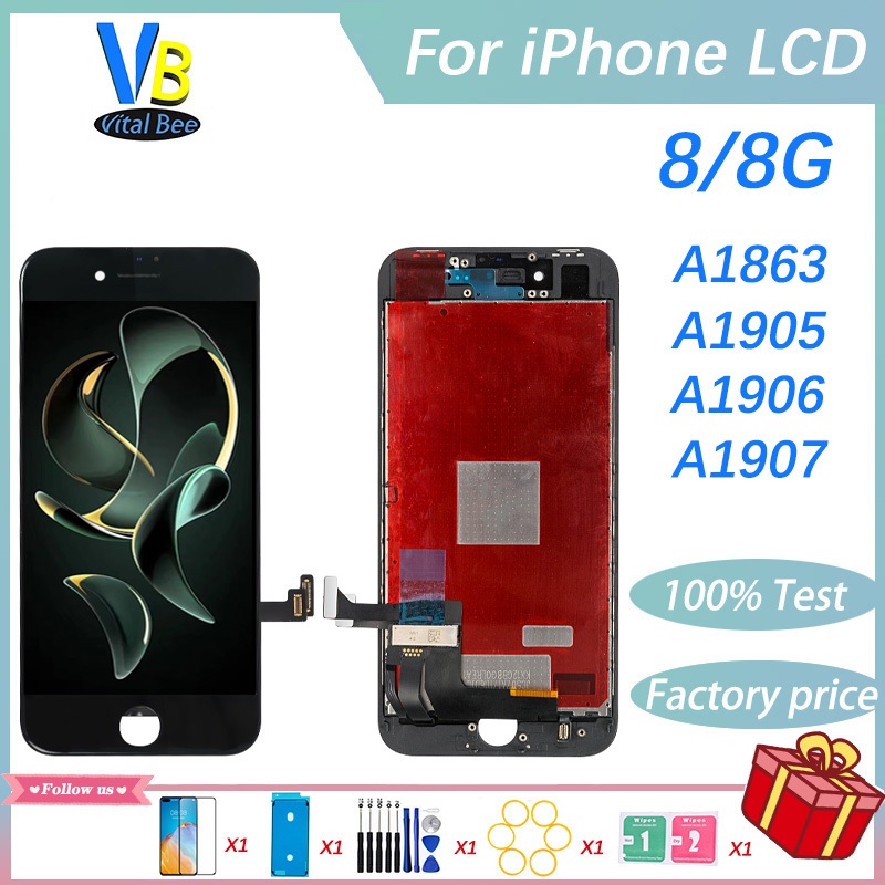 อะไหล่หน้าจอสัมผัส LCD แบบเปลี่ยน สําหรับ iPhone 8 8G A1863 A1905 A1906 | Shopee Thailand