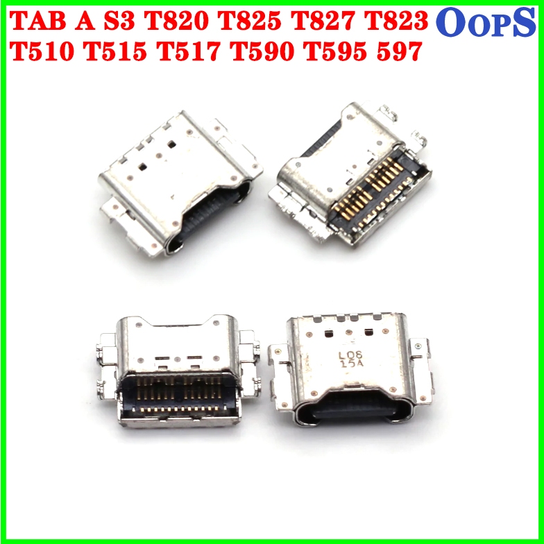 พอร์ตชาร์จ USB สําหรับ Samsung Galaxy Tab A S3 T820 T825 T827 T823 T510 T515 T517 T590 T595 597 ...