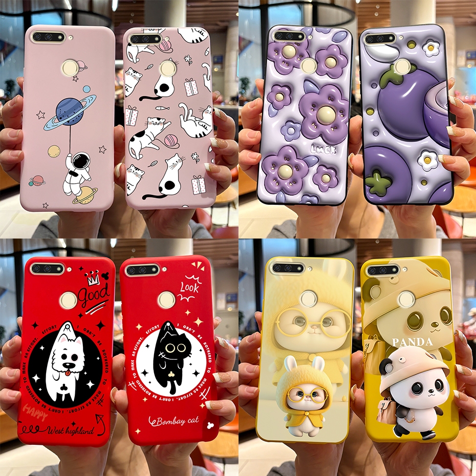 เคสโทรศัพท์มือถือ ซิลิโคนนิ่ม ลายเจลลี่น่ารัก สําหรับ Huawei Y6 Prime ...