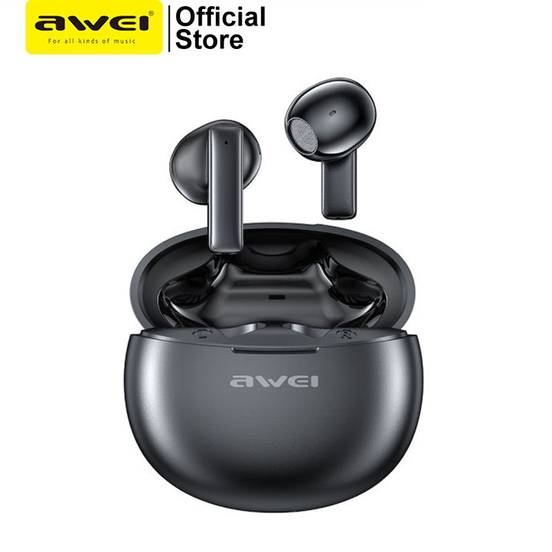 Awei T87 หูฟังบลูทูธไร้สาย ตัดเสียงรบกวน ENC 0.06s ขนาดเล็ก สําหรับเล่นเกม | Shopee Thailand