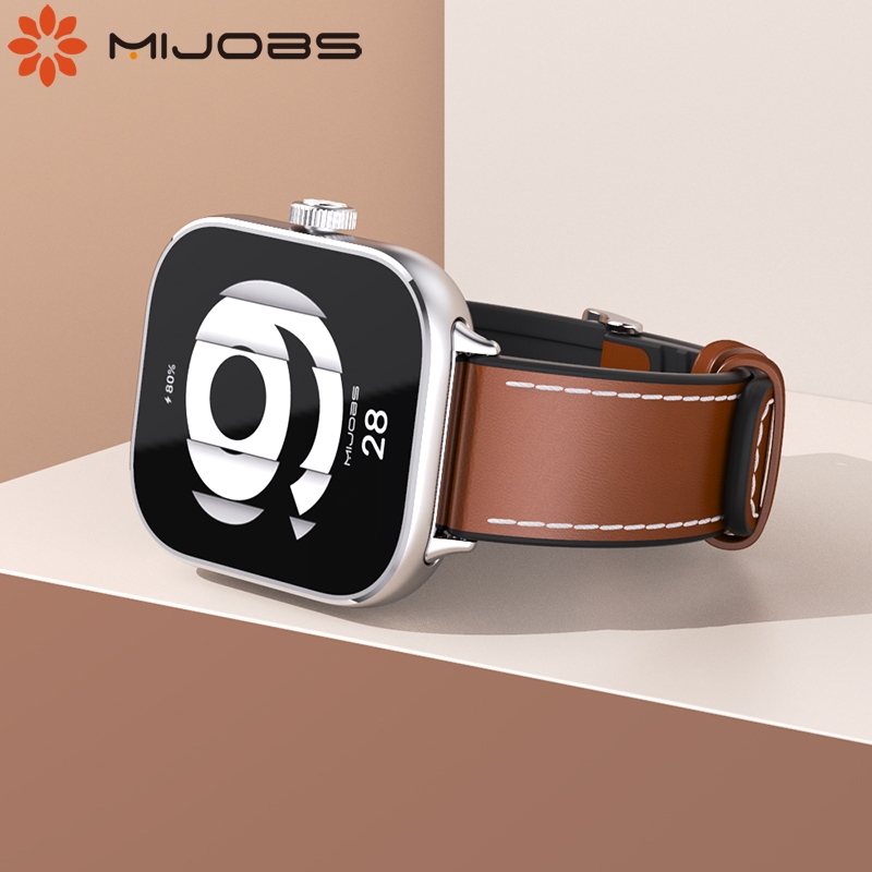 Mijobs สายนาฬิกาข้อมือหนังวัวแท้ TPU แบบเปลี่ยน สําหรับ Redmi Watch 4 ...