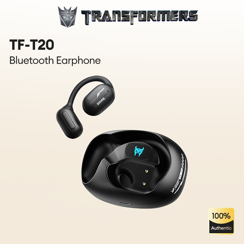 Transformers TF-T20 หูฟังบลูทูธ 5.4 OWS HD เสียงรอบทิศทาง ความล่าช้า ...