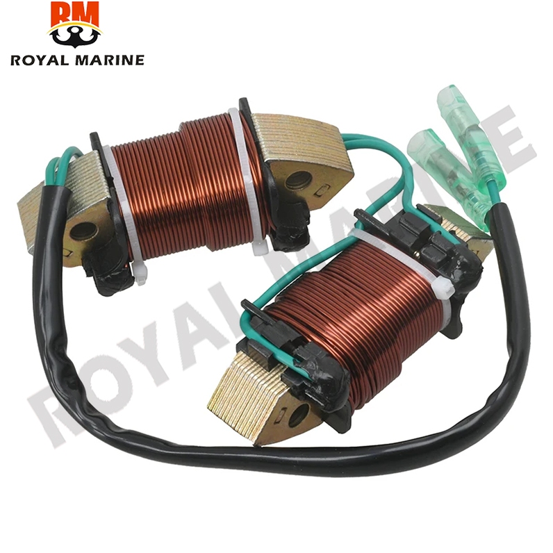 คอยล์ไฟ 68T-85533-10 สําหรับมอเตอร์นอกเรือ Yamaha 4 จังหวะ 6HP 8HP 9 ...