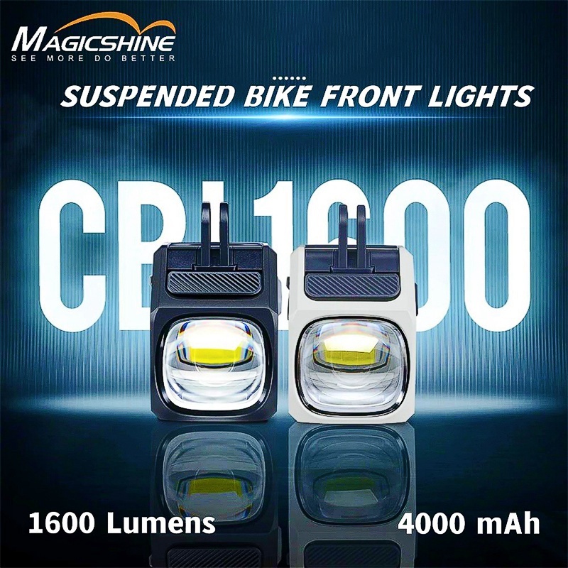Magicshine CBL1600 ไฟหน้าจักรยาน LED 1600 ลูเมน แบบแขวน รีโมตคอนโทรลไร้สาย แสงสูงต่ํา สีดํา สี ...