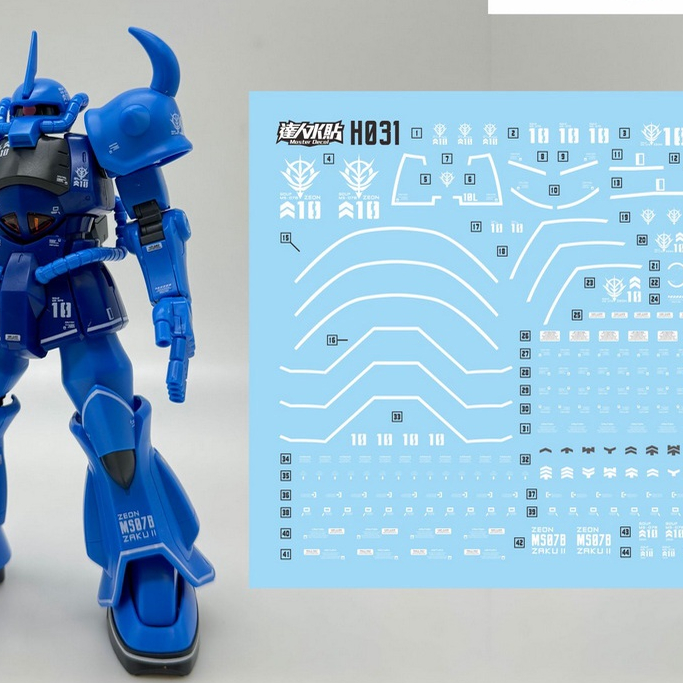 Master H031 HG 1/144 Gouf สติกเกอร์รูปลอก แบบเลื่อน | Shopee Thailand