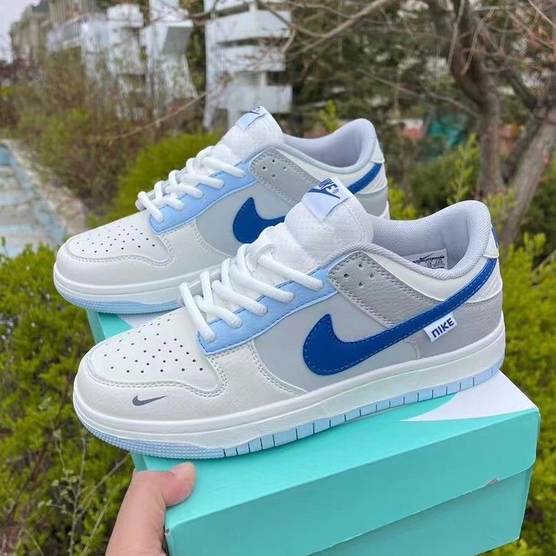 Dunk Sea Salt Blue Student All-Match Low-Top รองเท้าสเก็ตบอร์ดผู้ชาย ...