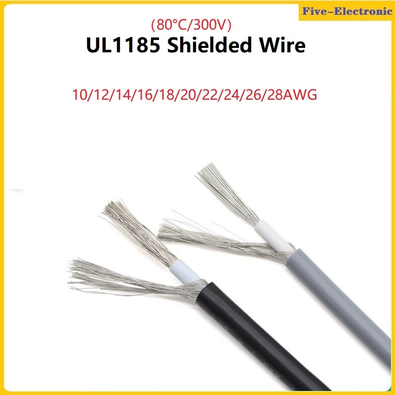 UL1185 Shielded Wire Signal Cable 10AWG ~ 28AWG Channel Audio ...
