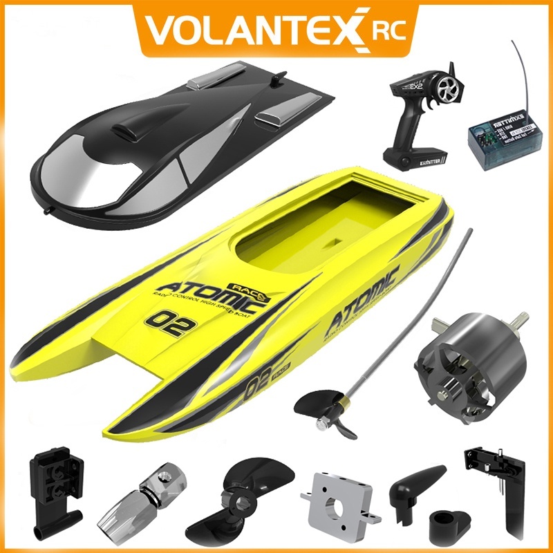Volantex RC Boat Parts ATOMIC V792-4 Motor mount/Decal/ESC-brushless ...