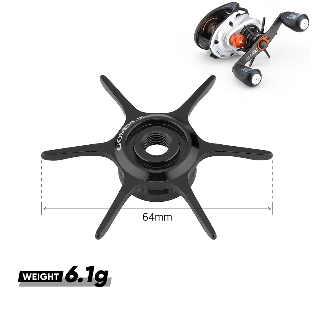 Gomexus Star Drag 60mm อุปกรณ์เสริมรอกตกปลา สําหรับ Abu Garcia Pro Max ...