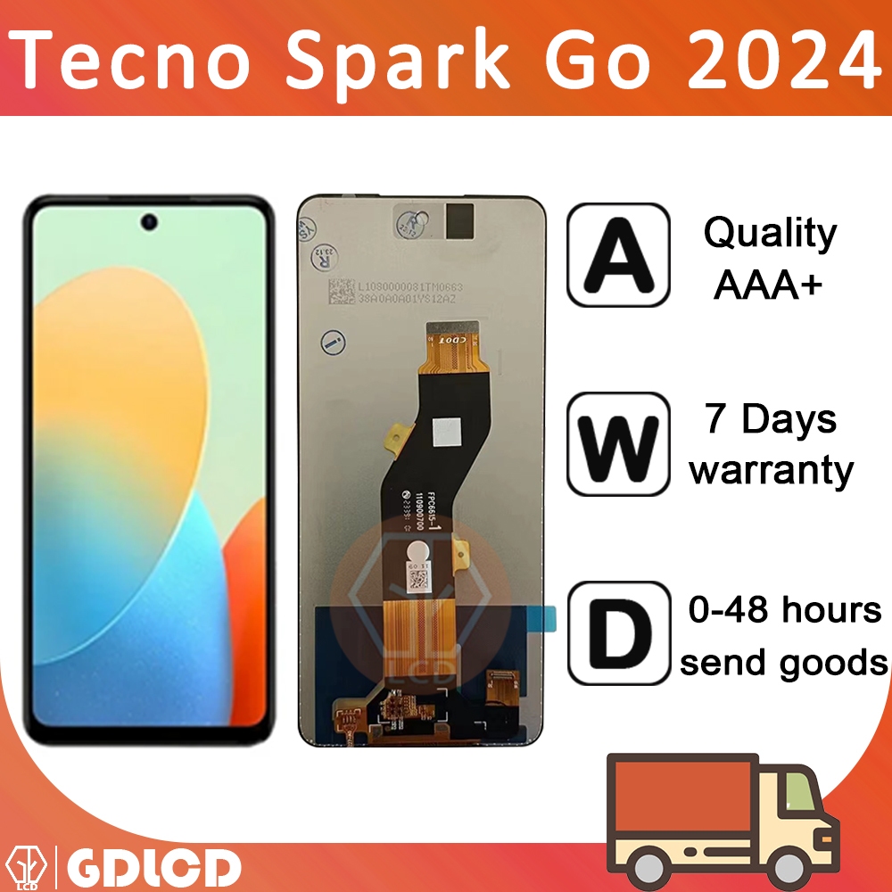 หน้าจอ Tecno Spark Go 2024 อะไหล่หน้าจอสัมผัส LCD แบบเปลี่ยน สําหรับ ...