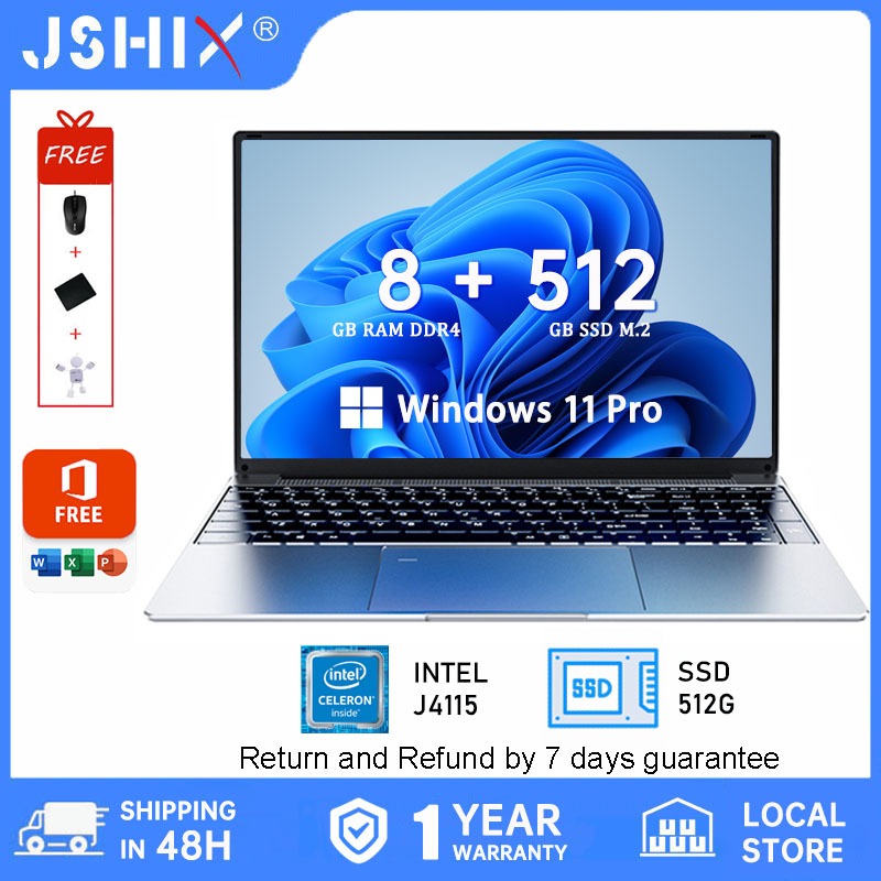 โน๊ตบุ๊ค intel Celeron J4105/N4000/N5095 RAM 8/16GB SSD 128/256/512GB ...