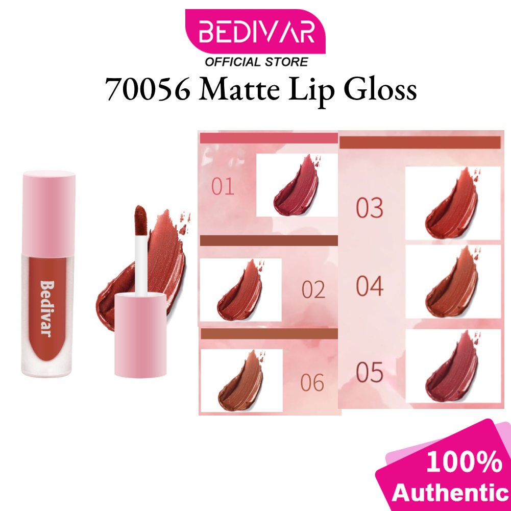 Bedivar ลิปกลอส เนื้อแมตต์ กํามะหยี่ ติดทนนาน ชุ่มชื้น กันน้ํา ไม่ซีด ...