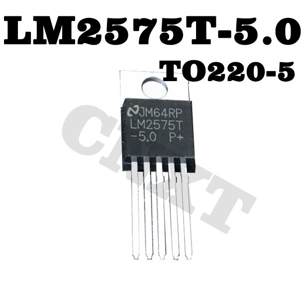 5~10 ชิ้น LM2575T-5.0 TO220-5 ตัวควบคุมแรงดันไฟฟ้า DC-DC สลับตัวควบคุมแรงดันไฟฟ้า LM2575 ใหม่ ...