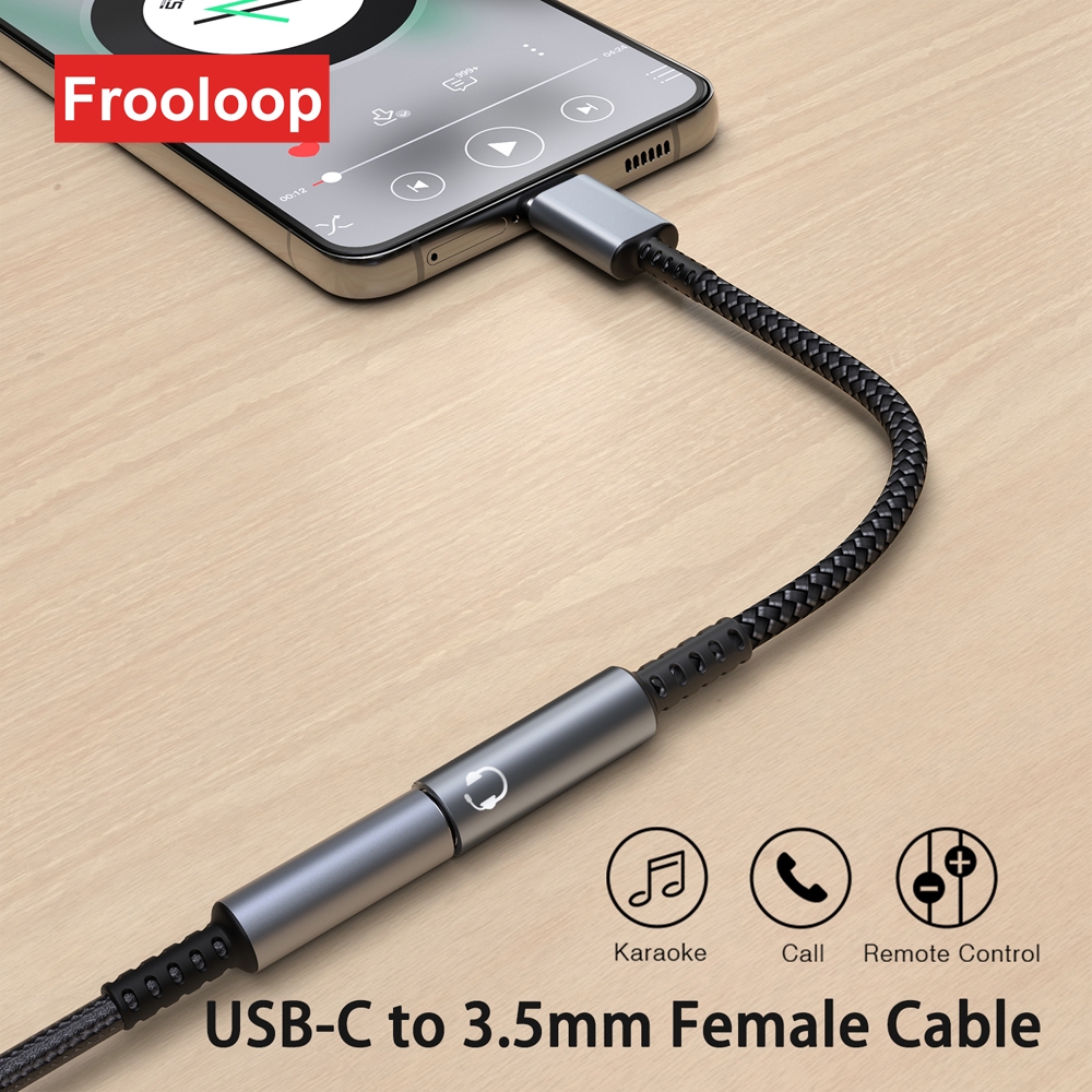 Hifi DAC อะแดปเตอร์แปลงเสียงหูฟัง USB Type C เป็นแจ็ค 3.5 มม. 16 Bit 48 ...