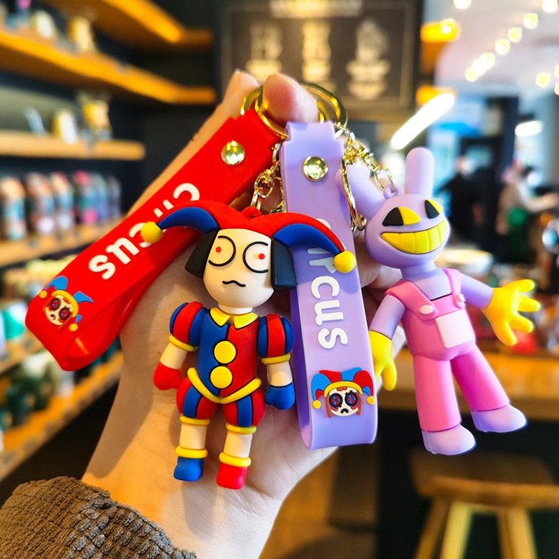 Magic Number Circus พวงกุญแจตัวละครจี้อะนิเมะเครื่องประดับตัวตลก TADC ...