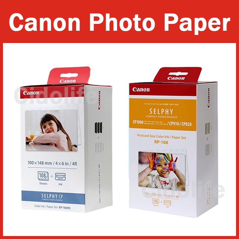 Kp-108in RP-108 กระดาษโฟโต้ สําหรับเครื่องพิมพ์ภาพ Canon Selphy CP ...