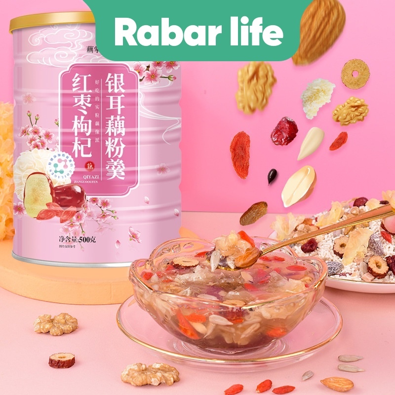 [Rabar Life] ผงรากบัว หมาป่า ไวท์ พุทราแดง 500 กรัม ต่อกระป๋อง | Shopee ...