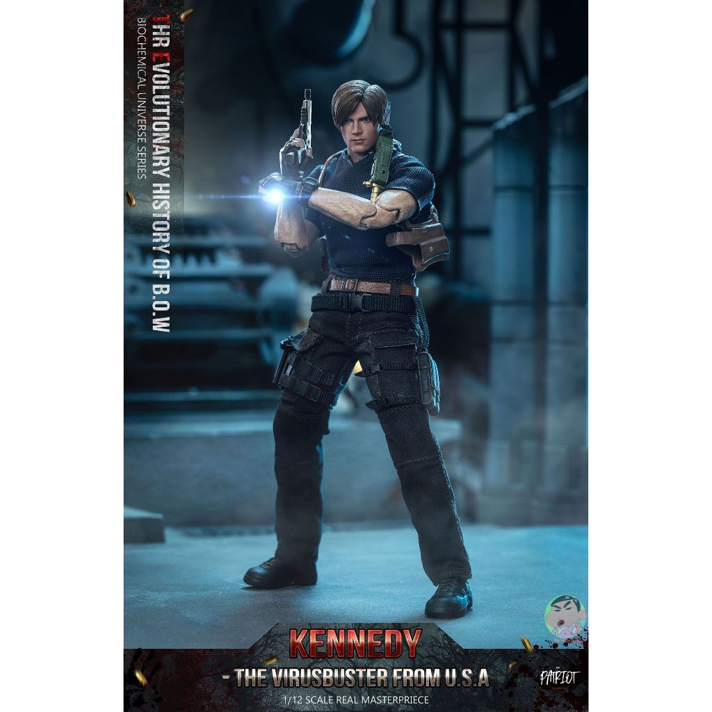 Patriot Studio 1/12 Resident Evil Leon·Scott·Kennedy Action Figure ...