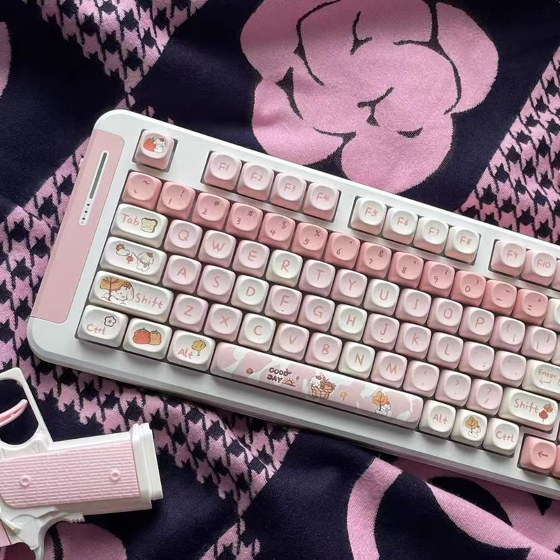 Keycap Onlyautumn Little Dog Keycap 141 คีย์MOAโปรไฟล์PBTระเหิดสําหรับ ...