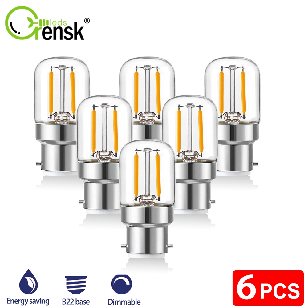 B22 หลอดไฟ Led T28 1W 2700K หรี่แสงได้ สีขาวอบอุ่น สไตล์วินเทจ สําหรับตกแต่งบ้าน | Shopee Thailand