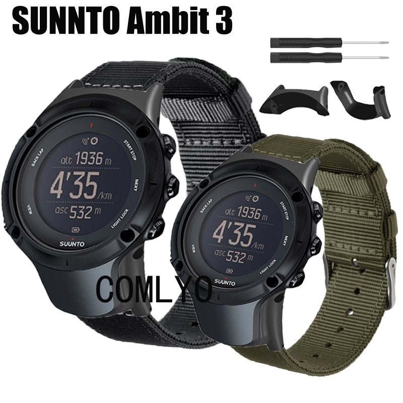 For SUUNTO Ambit 3 Sport Run Strap สายนาฬิกาข้อมือไนล่อน สําหรับ Smart ...