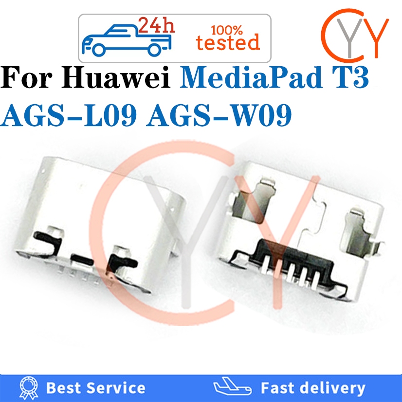 ปลั๊กแจ็คเชื่อมต่อพอร์ตชาร์จ Micro USB สําหรับ Huawei MediaPad T3 AGS ...
