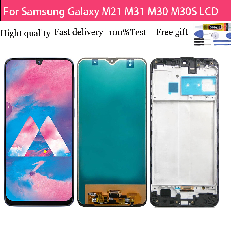 อะไหล่หน้าจอสัมผัสดิจิทัล LCD แบบเปลี่ยน สําหรับ Samsung Galaxy M21 M21S M30 M30s M31 | Shopee ...