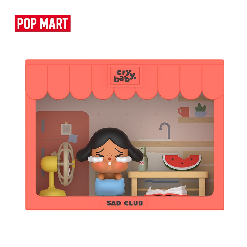 POP MART CRYBABY Sad Club Series Scene Sets Blind Box Action Toys ...