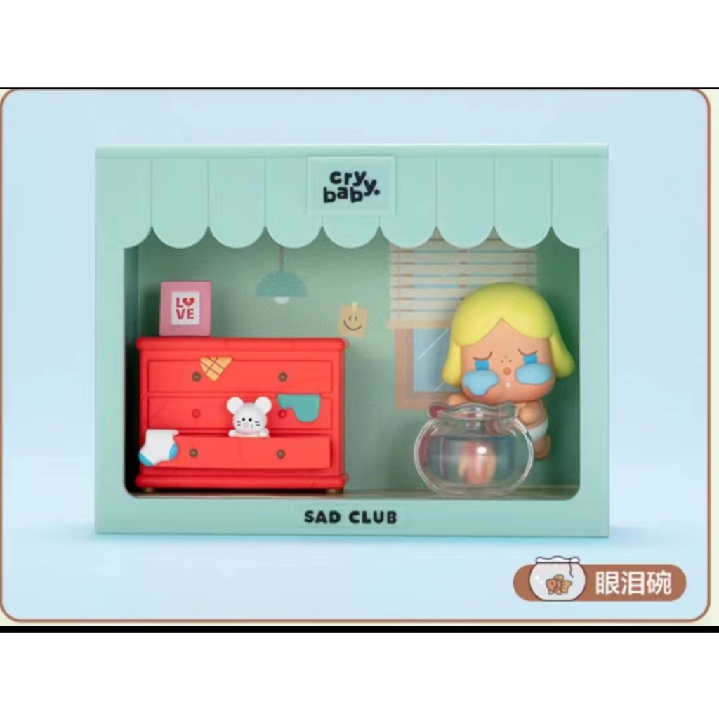 ฟิกเกอร์ POPMART POPMART CRYBABY Sad Club Series น่ารัก เหมาะกับของขวัญ ...