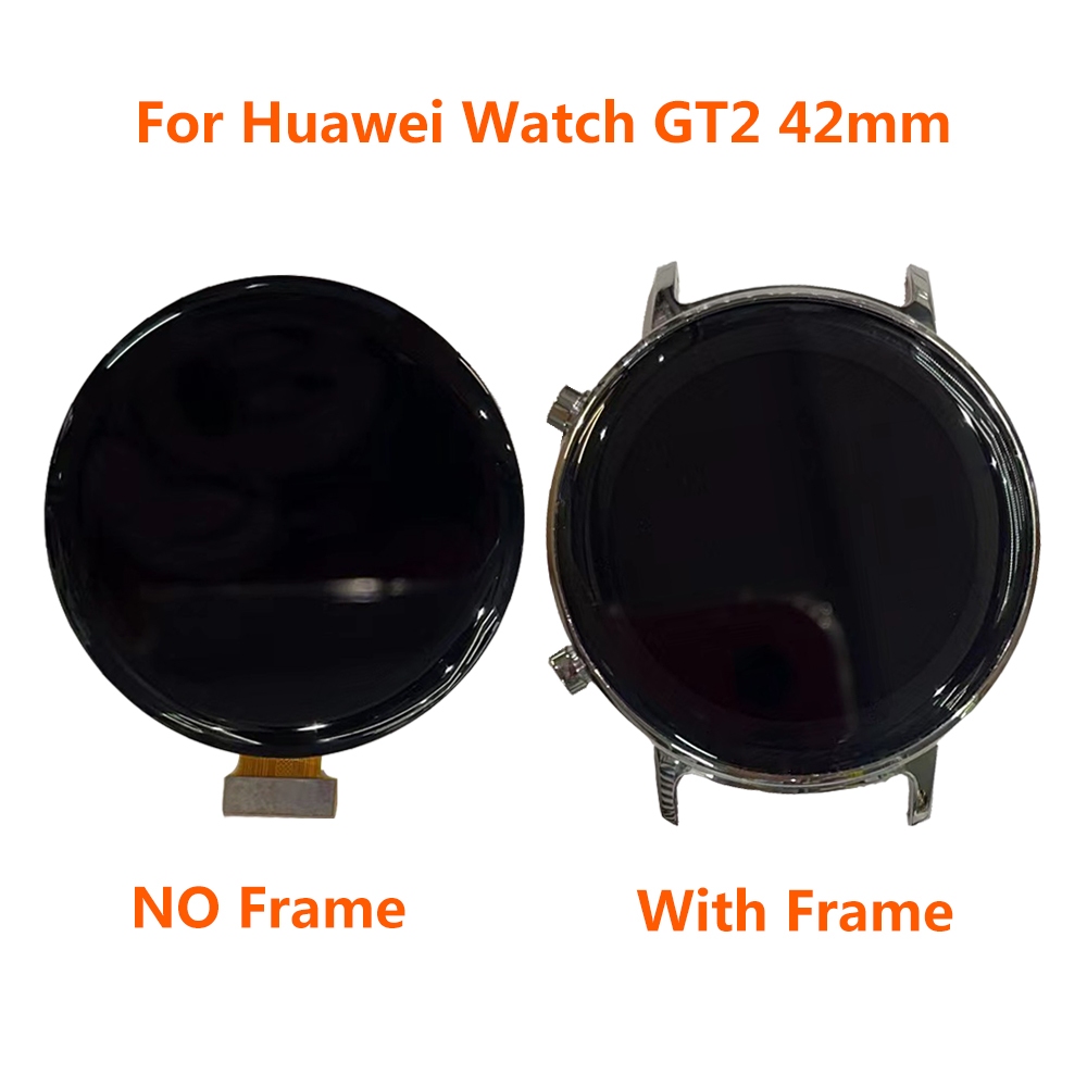 อะไหล่ซ่อมแซมหน้าจอสัมผัส LCD สําหรับ Huawei Watch GT2 42 มม. LTN-B19 ...