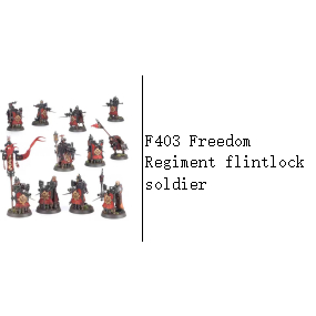 0105005โมเดลเรซิ่น โมเดลสีขาว F403 Freedom Corps Flint Gun Soldier Needs to Assembled Yourself ...