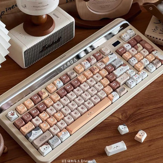 130+ คีย์ Meow กอง Keycaps MAO ความสูง PBT วัสดุ ระเหิดความร้อนห้าด้าน ...