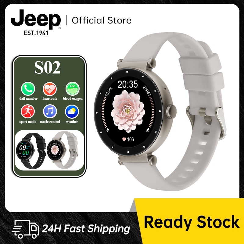 Jeep S02 Smartwatch รองรับภาษาไทย โทรผ่านบลูทูธได้ การวัดออกซิเจนใน ...