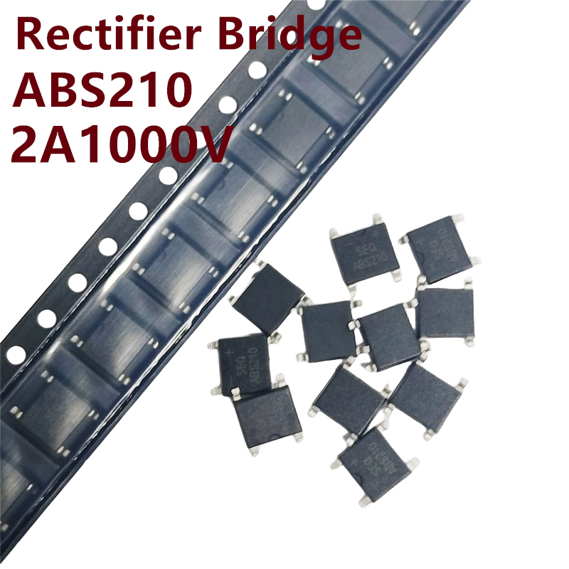 แผ่นวงจรเรียงกระแสสะพานเรียงกระแส ABS210 SOP-4 2A/1,000V 50 ชิ้น ...