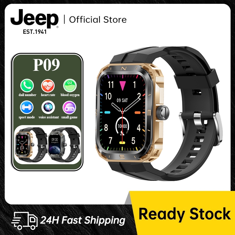 Jeep P09 Smartwatch ขนาดใหญ่พิเศษ 1.96 นิ้ว โทรผ่านบลูทูธได้ สมาร์ทวอ ...