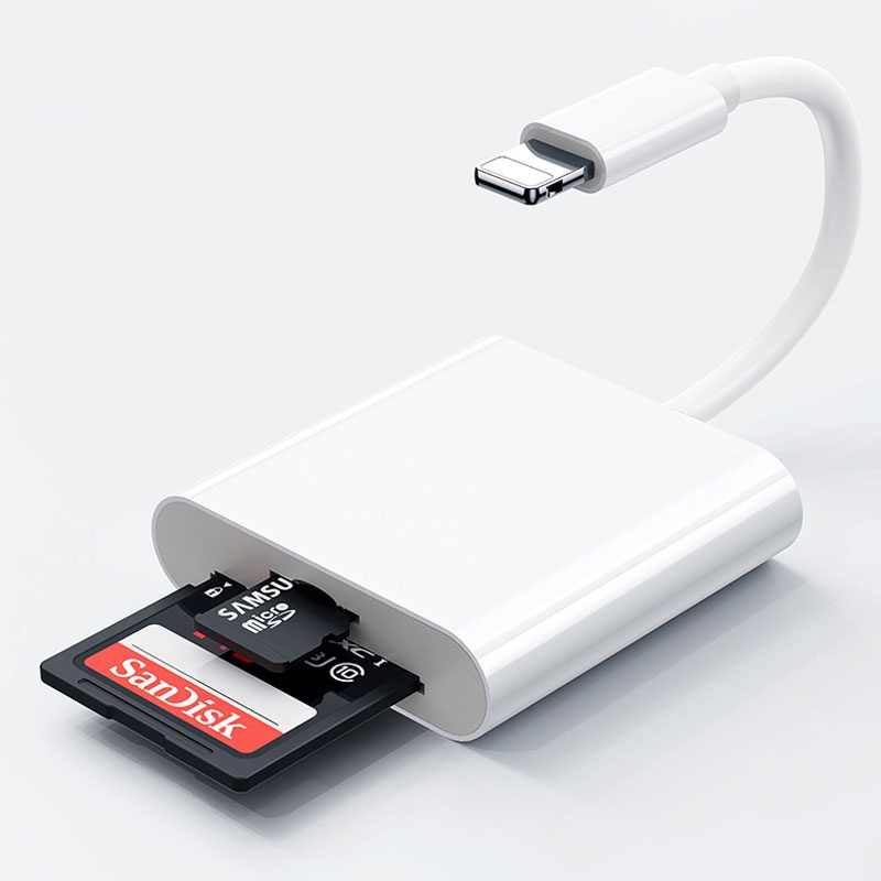 OTG IP 3in1 to SD+TF+USB card เครื่องอ่านบัตรเครื่องอ่านกล้องการ์ด TF ...