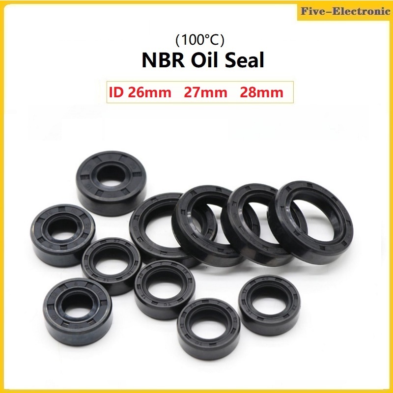 NBR Oil Seal Framework ID 26mm 27mm 28mm OD 4-32mm Thickness 4-10mm Nitrile Butadiene Rubber ...