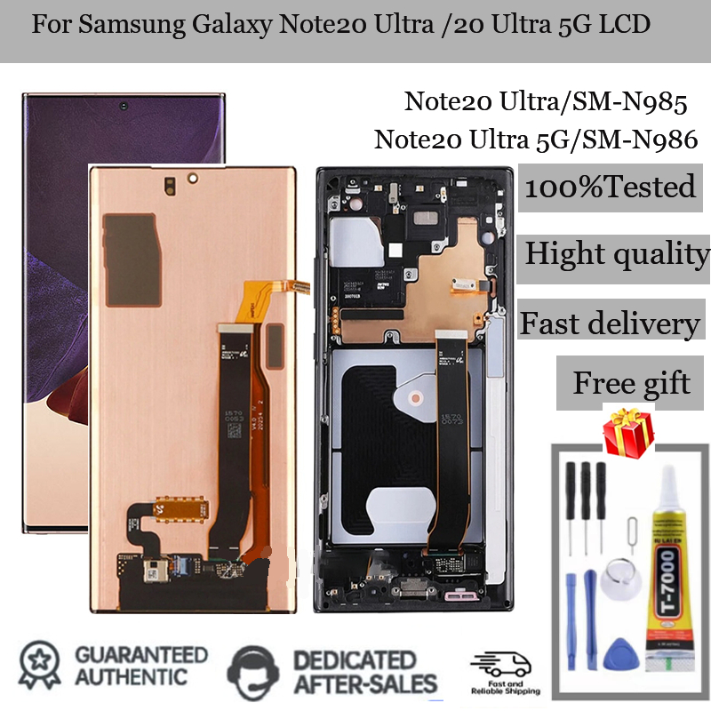 จอแสดงผลเดิมสําหรับ Samsung Galaxy หมายเหตุ 20 Ultra SM-N985 N985F จอ ...