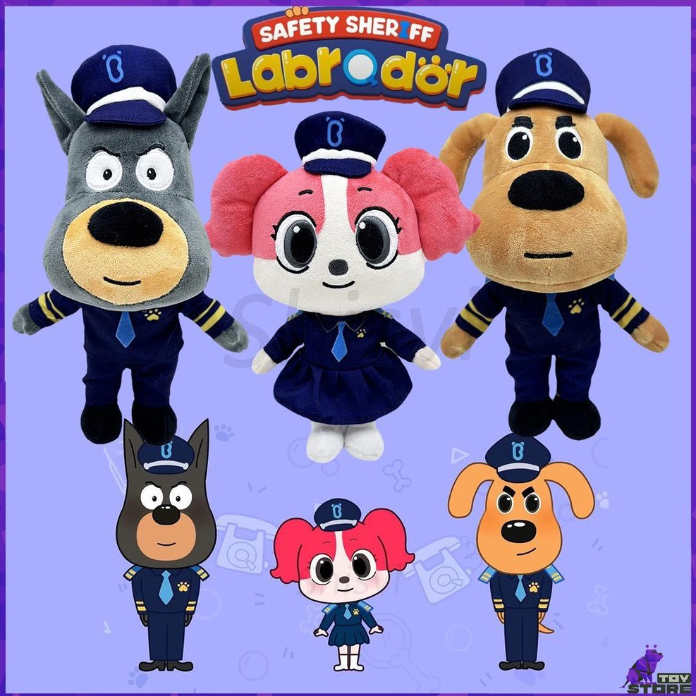 ตุ๊กตาการ์ตูน นายอำเภอลาบราดอร์ Sheriff Labrador Dobie Papillon Plush ...