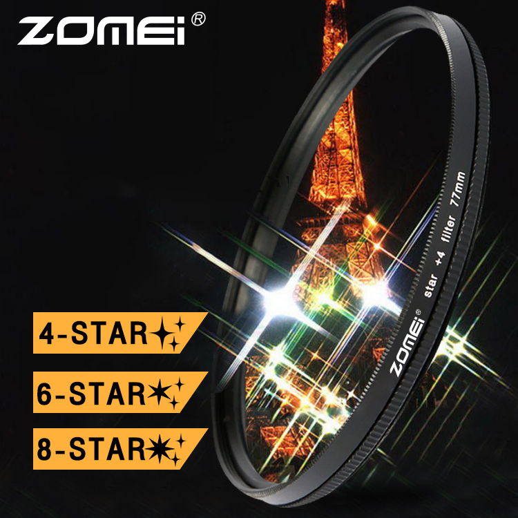 Star Filter lens 4/6/8 ตัวกรองดาว สำหรับกล้อง DSLR หลายเคลือบ ฟิลเตอร์ ...