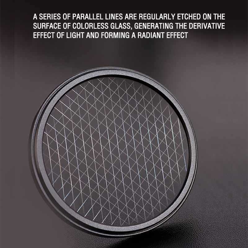 Star Filter lens 4/6/8 ตัวกรองดาว สำหรับกล้อง DSLR หลายเคลือบ ฟิลเตอร์ ...