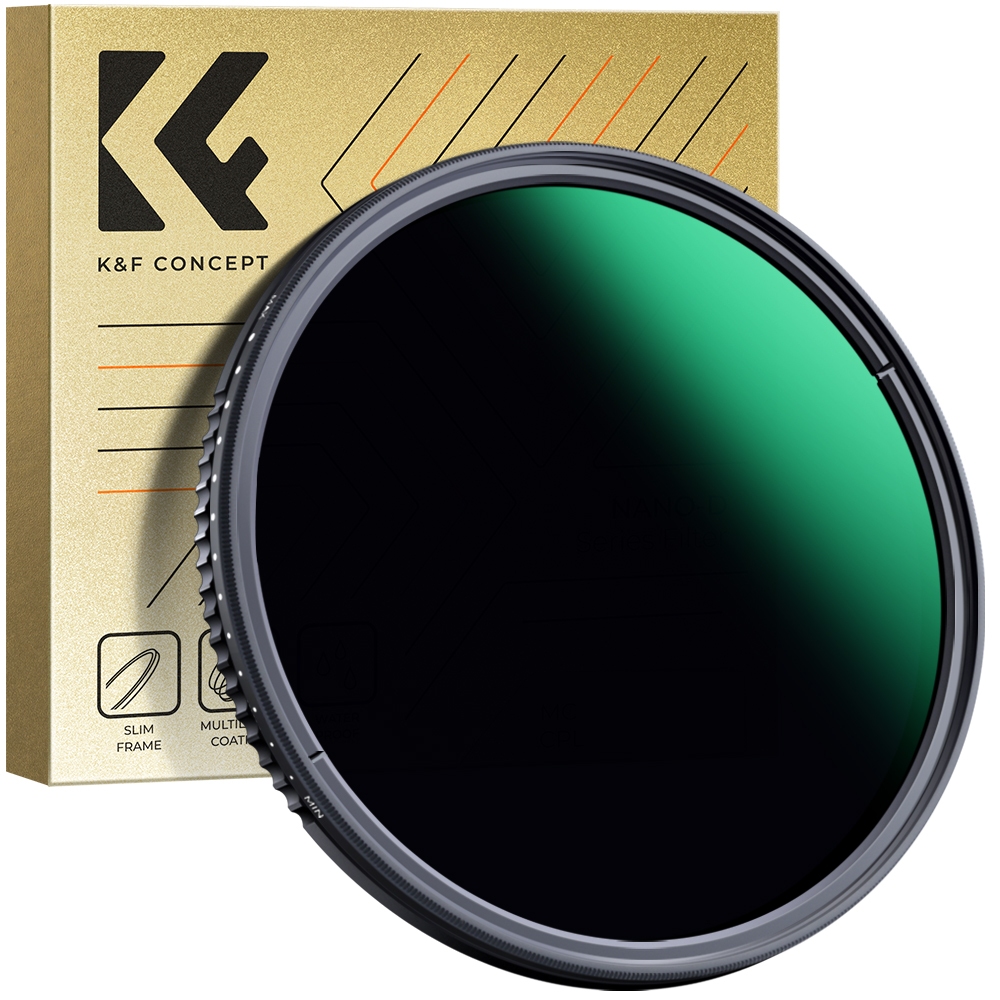 K&f ฟิลเตอร์เลนส์ ND3-ND1000 ND (1.5-10 สต็อป) ความหนาแน่นเป็นกลาง NANO ...