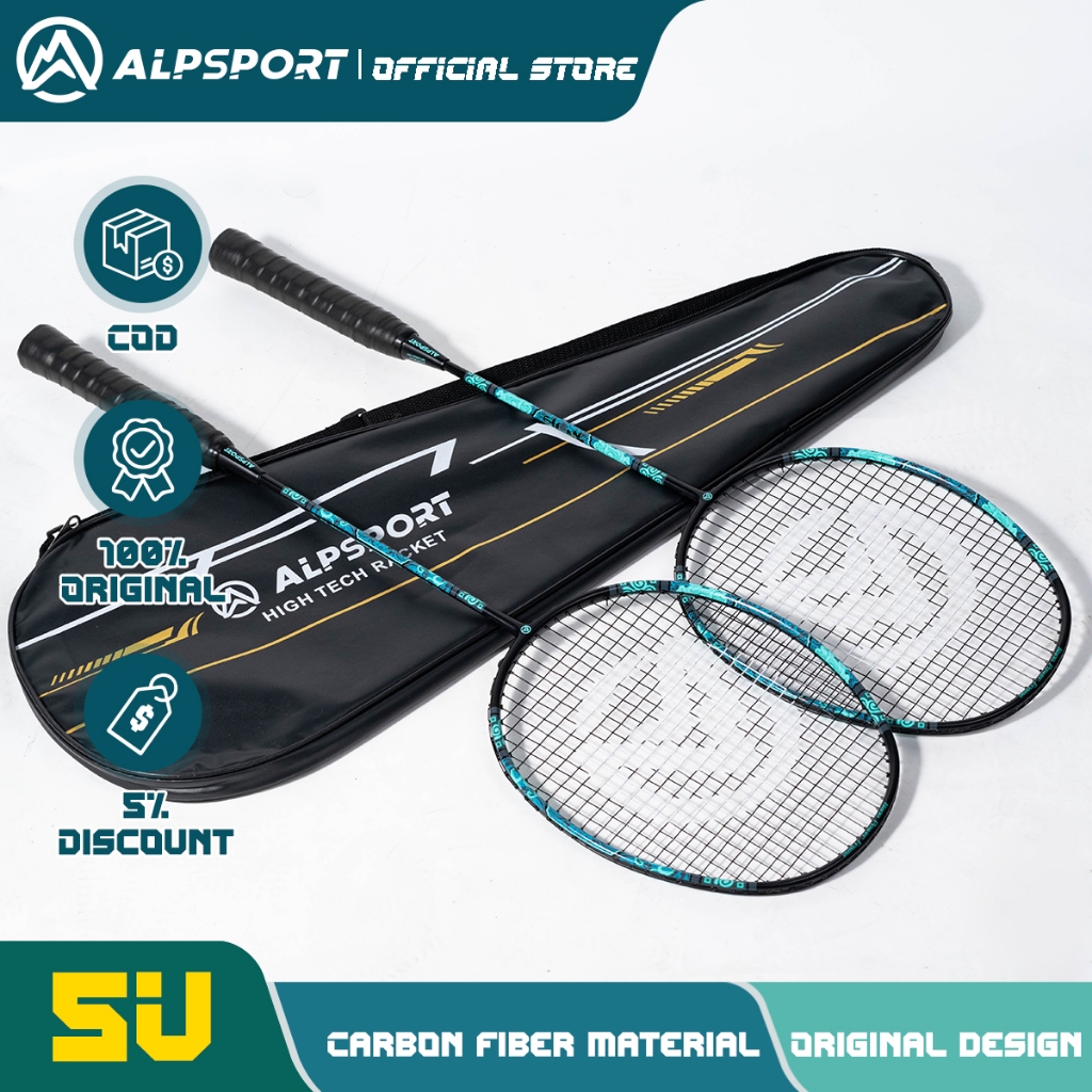 ALP XW 6U Super Light 100% ไม้แบดมินตันคาร์บอนไฟเบอร์พร้อม String Myth Series Original Design ...