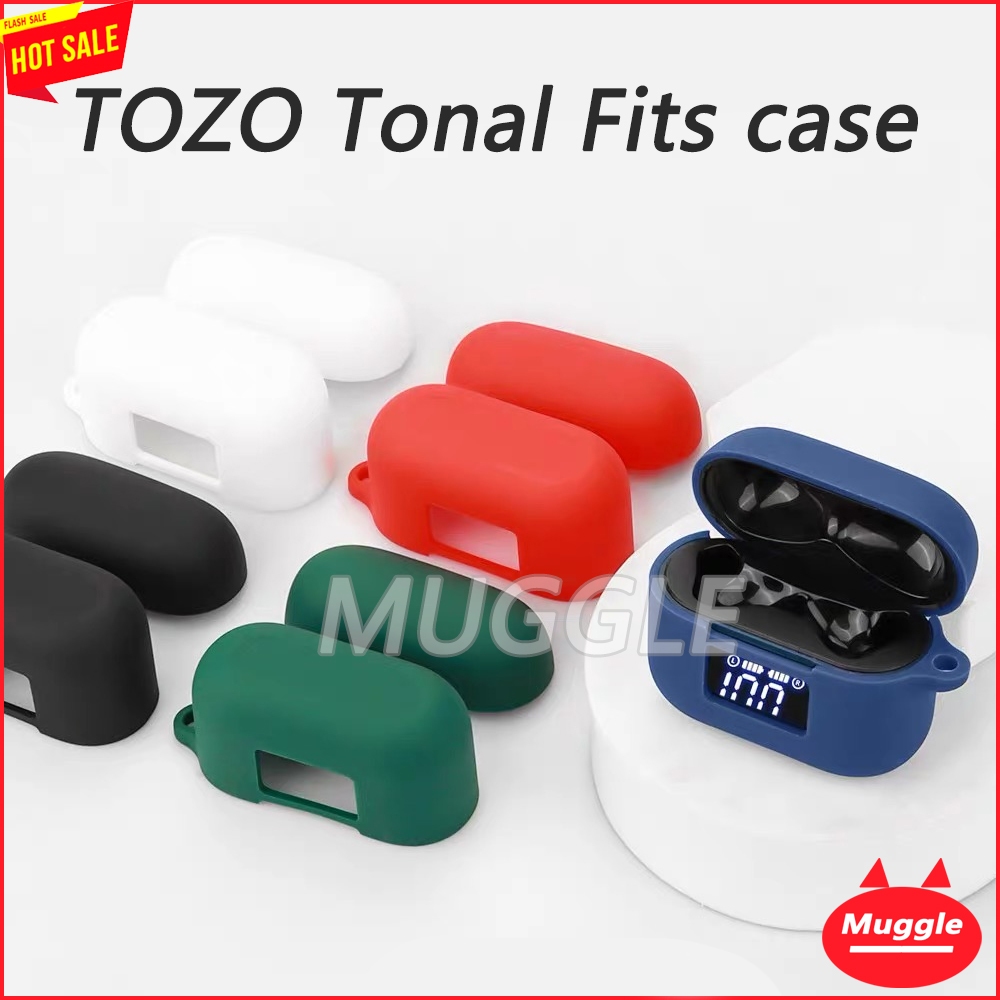 เคส TOZO Tonal Fits TOZO Tonal Pods เคสซิลิโคนนิ่ม สําหรับ TOZO Tonal ...