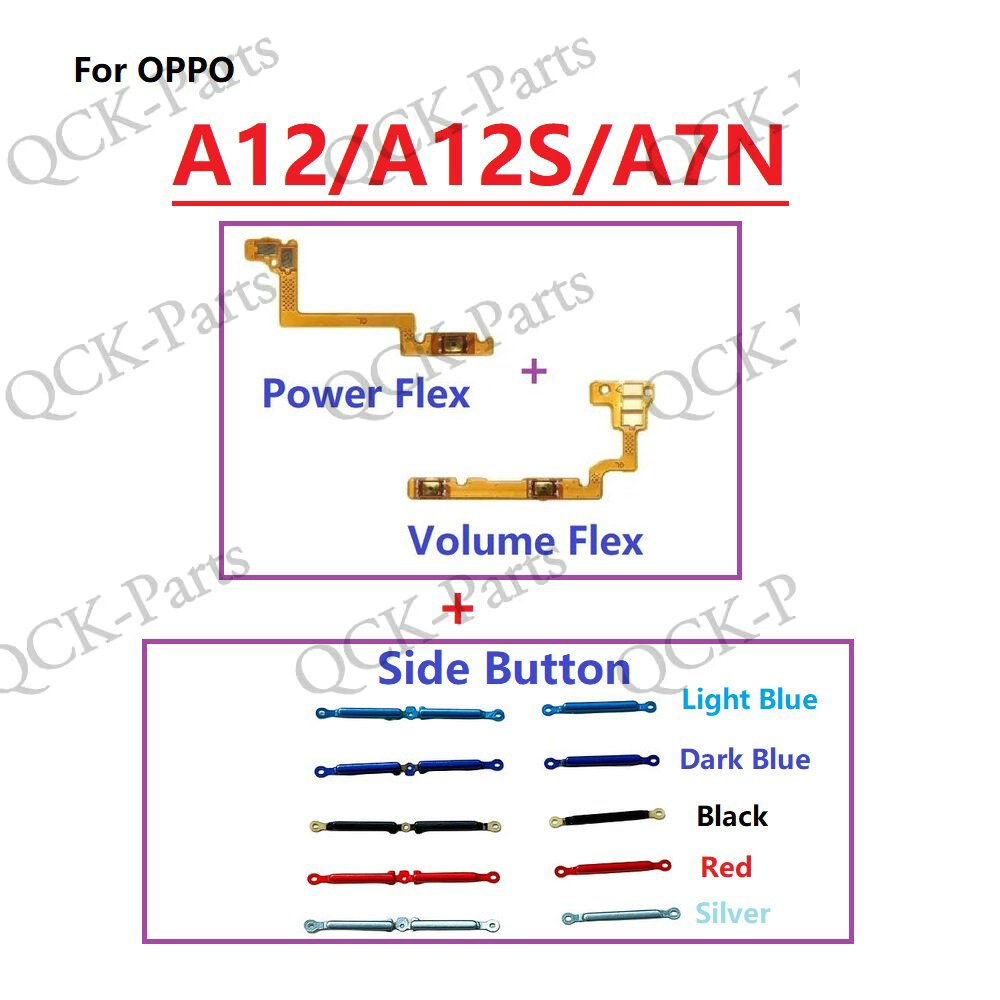 ปุ่มปรับระดับเสียงไฟ flex สําหรับ oppo A12 / A12S CPH2083 CPH2077 ON ...