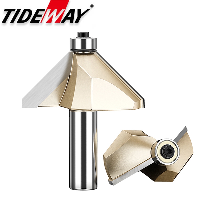 Tideway ชุดเครื่องมือเราเตอร์ 45 Deg Bevel Edge Forming Chamfer Router ...